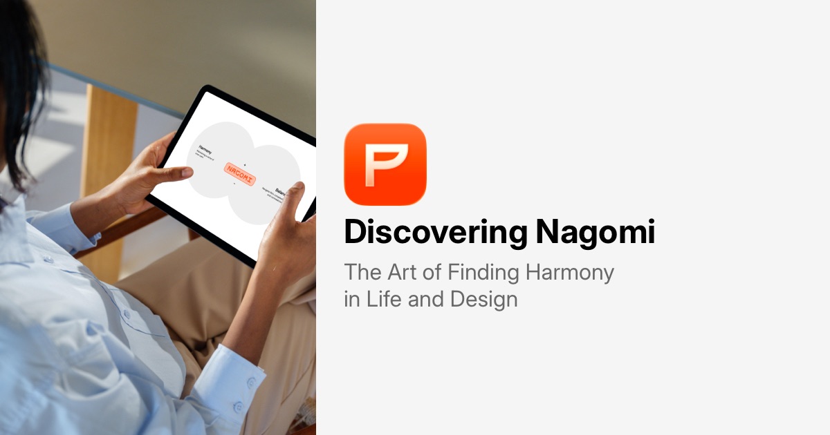 Discovering Nagomi: The Art of Finding Harmony - Peonkun
